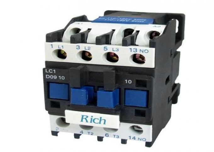 OEM LC1 Magnetic Three Phases AC Electrical Contactor Switch 3 Poles LC1-D