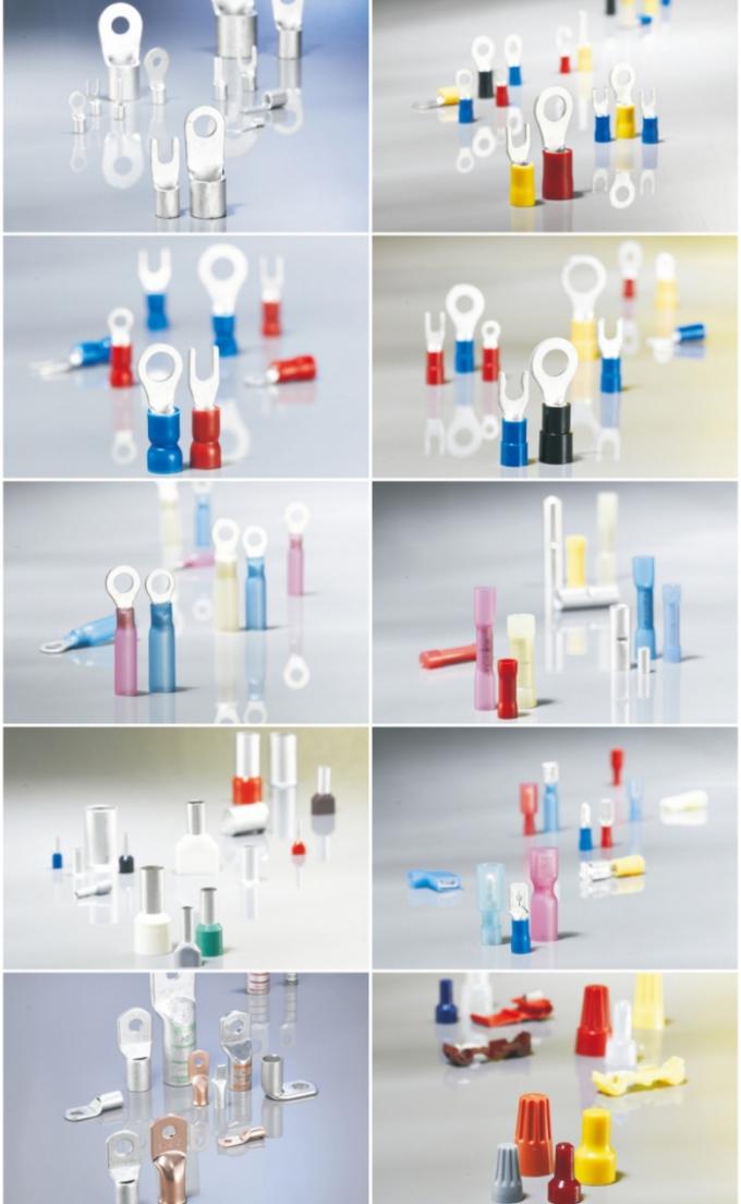 BV Type Pvc Insulated Butt Wire Connector Brass Wire Butt Splice ...