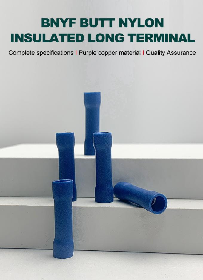 BV Type Pvc Insulated Butt Wire Connector Brass Wire Butt Splice ...