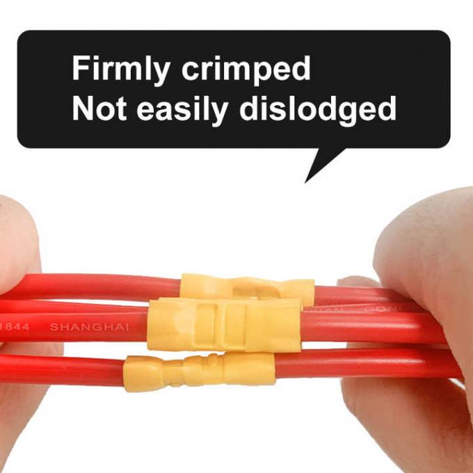 BV Type Pvc Insulated Butt Wire Connector Brass Wire Butt Splice ...