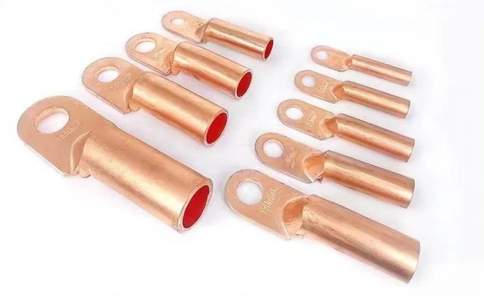 DT Copper Cable Terminal Lug For Wire Termination Copper Pickling Lug ...
