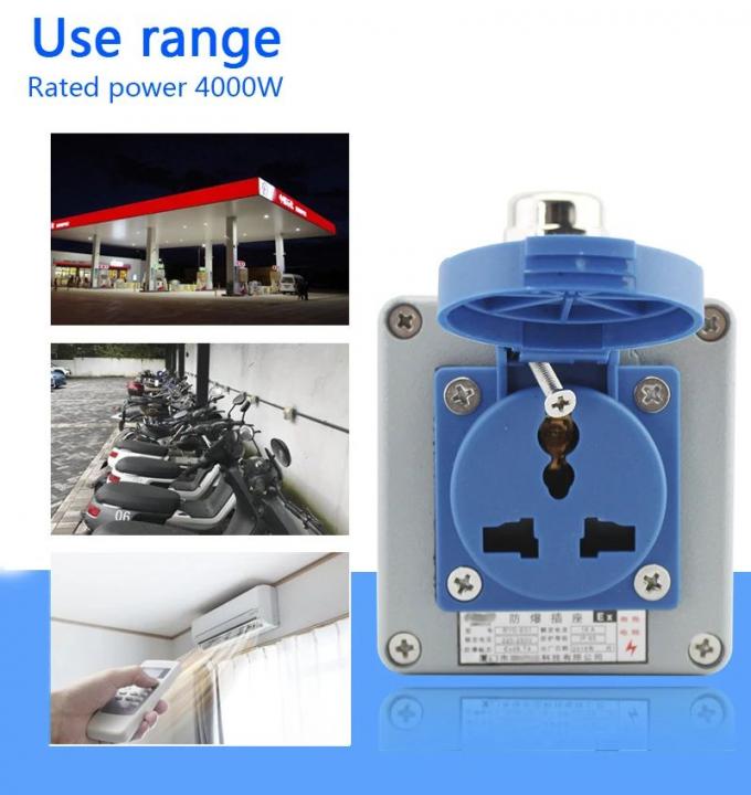 220V Outdoor Explosion Proof Socket Five Hole Exposed Concealed 16A ...