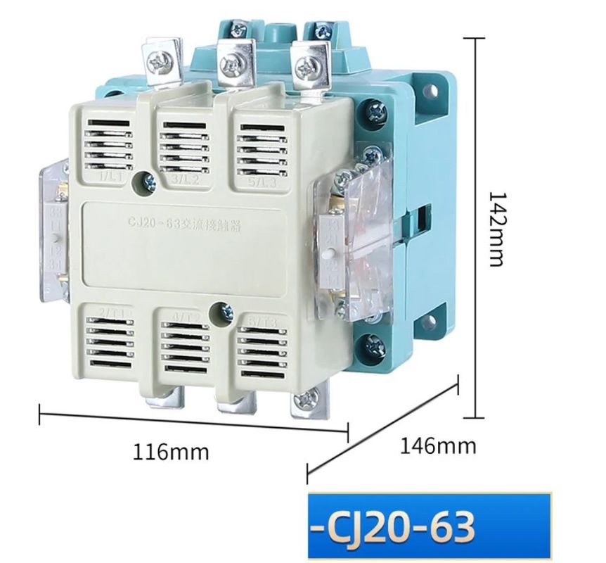 CJ20 400A high power contactor magnetic contactor for industrial control 3 poles ac Electrical ...