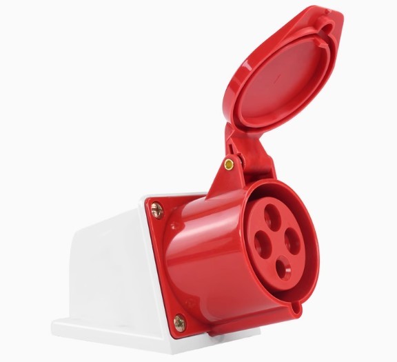 380v 4x16 16A Industrial Waterproof Socket 3p+e Industrial Plugs And ...